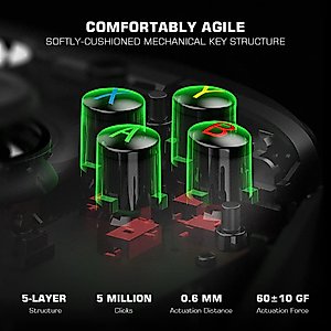 GameSir G7 Wired Game Controller for Xbox Series X|S, Xbox One, Windows 10/11, PC Controller Gamepad with Mappable Buttons, 3.5mm Audio Jack and 2 Swappable Faceplates