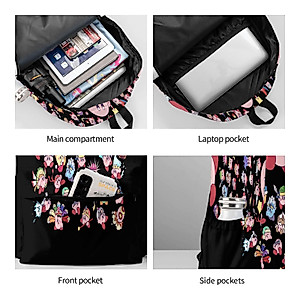Kir-By Backpack Casual Bookbag Lightweight Laptop Bag Computer Bags Travel Daypack