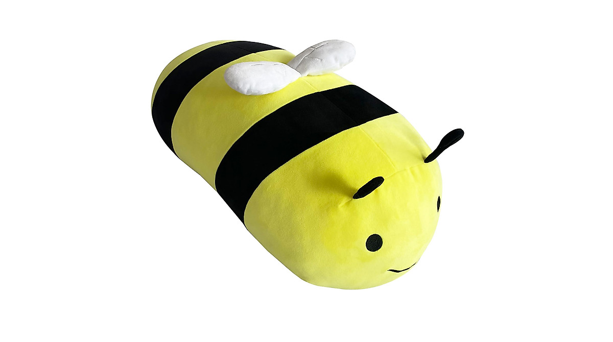 Cute 24-Inch Bee Plush Pillow - Perfect Gift for All Ages