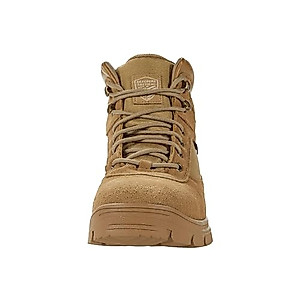Skechers Men's Wascana Millit Boot Industrial Shoe, Camel Brown, 12