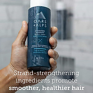 Oars + Alps Men's Sulfate Free Hair Shampoo and Conditioner Set, Infused with Kelp and Algae Extracts, Fresh Ocean Splash, 12 Fl Oz Each