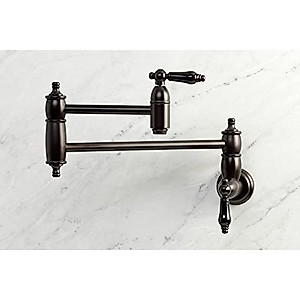 Kingston Brass KS3105PKL Duchess Pot Filler, Oil Rubbed Bronze