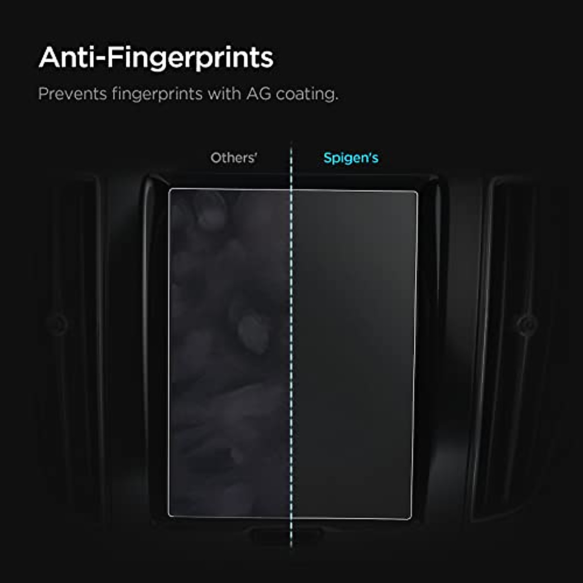 Spigen Tempered Glass Screen Protector [GlasTR Slim] designed for Volvo XC40 (2021-2023), XC60 (2021-2023), XC90 (2021-2023), S60 (2018-2023), S90 (2017-2023), V60 (2019-2023) 8.7" Dashboard Touchscreen - Matte/Anti Fingerprint