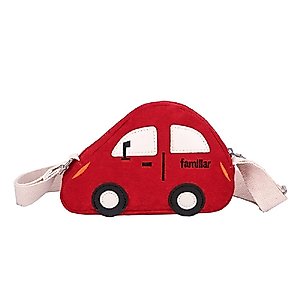 Suillty Kids Toddlers Cute Mini Car Shape Crossbody Bag Little Boys Girls Small Coin Purse Wallet Shoulder Handbags