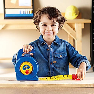 Learning Resources Pretend Play 3" Long Tape Measure - Ages 3+ Kids Measuring Tape, Measuring Tape Retractable, Educational Toys for Kids