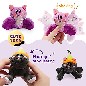 JOYIN Baby's Pumpkin Halloween Playset with 8 Fun Play Pieces, Plush Goodie Bags Stuffers/Fillers, Halloween Party Decoration, Prizes and Gifts for Infants Boys and Girls