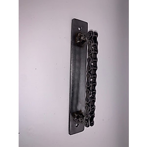 Bike Chain Drawer Pull Or Cabinet Handle Square (3, Black)
