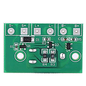 Solar Lamp Controller, Solar Power Charging Module 3.7V Lithium Battery Control Circuit Board with ON/Off Light Control Switch