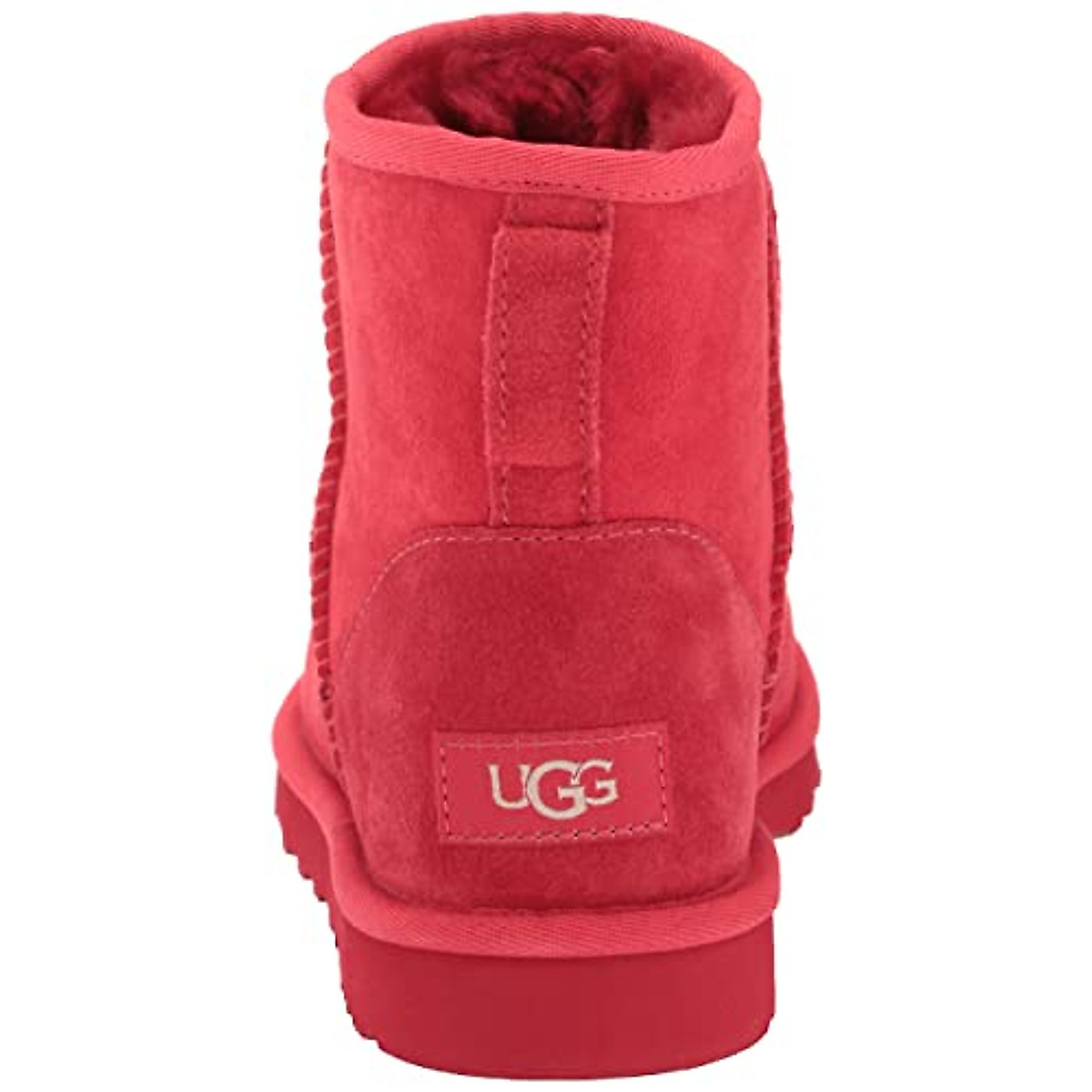 UGG Men's Classic Mini Boot, Samba Red, Size 10