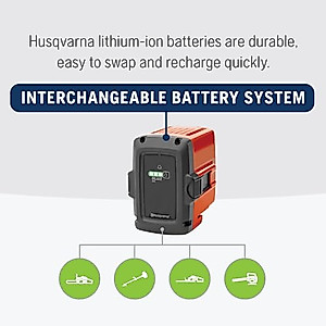 Husqvarna BLi22 40V Battery, 144Wh Lithium Ion Battery 100-Series Power Tools Including Battery Chainsaws, Leaf Blowers and Trimmers, Orange
