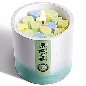 Easter Gifts Scented Candle Gifts for Women&Men, Lemon & Lavender Candles for Home Scented, Handmade 100% Pure Soy Wax Candles with Premium Fragrance oils, 10oz, 50+ Hour Burn Time, Birthday, New job