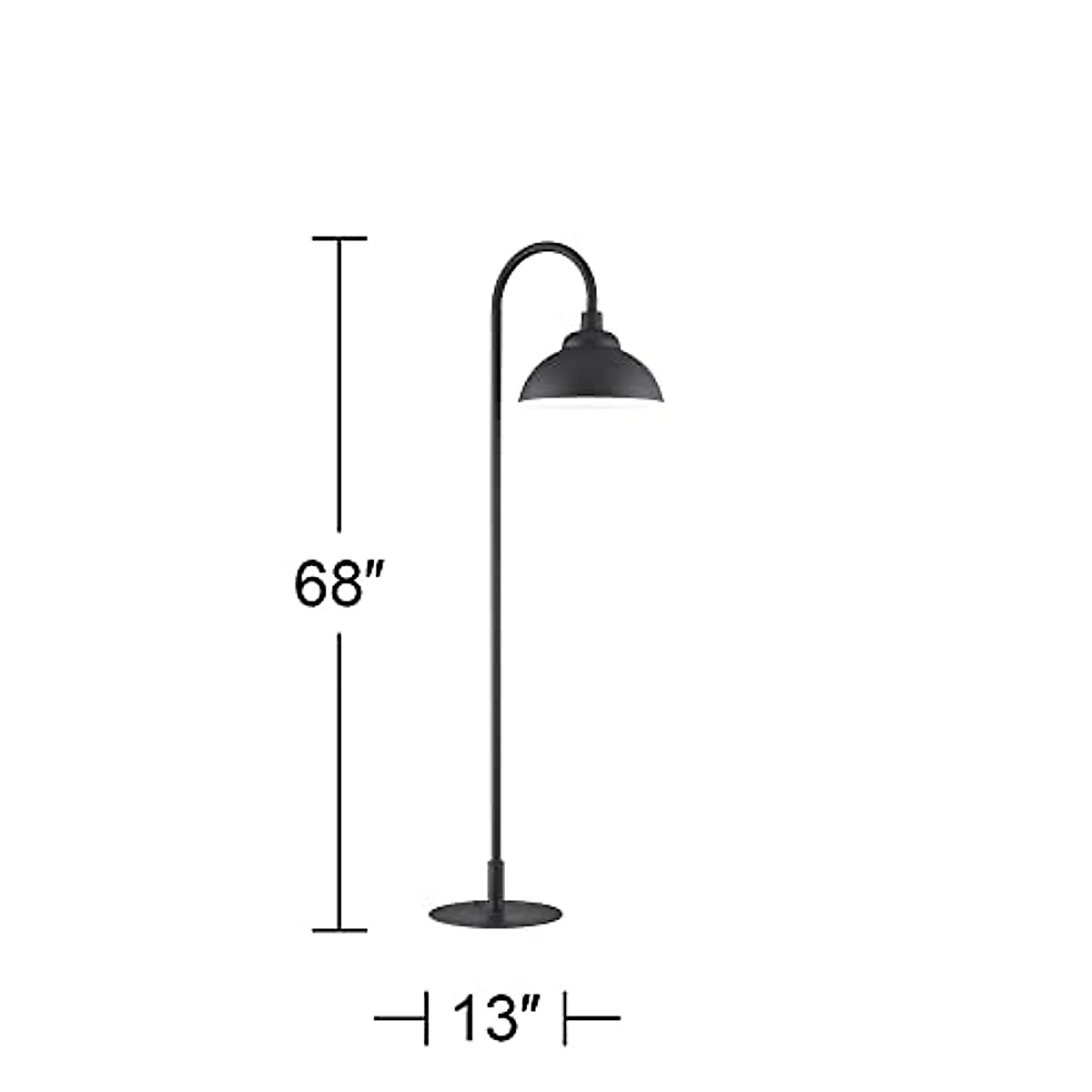 John Timberland Tall 68" High Garden Light for Low Voltage Landscape Light Systems