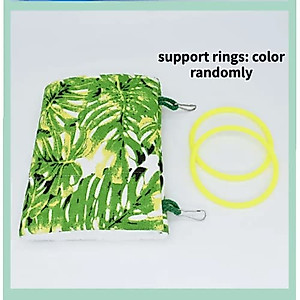 Barn Eleven Bird Nest House Hut Hammock, Winter Warm Nest, Snuggle Bird Hammock Hanging Happy Hut Bird Parrot Hideaway Cage Toy for Parrot Budgies Parakeet Cockatiels Conure Lovebird Finch (Medium)