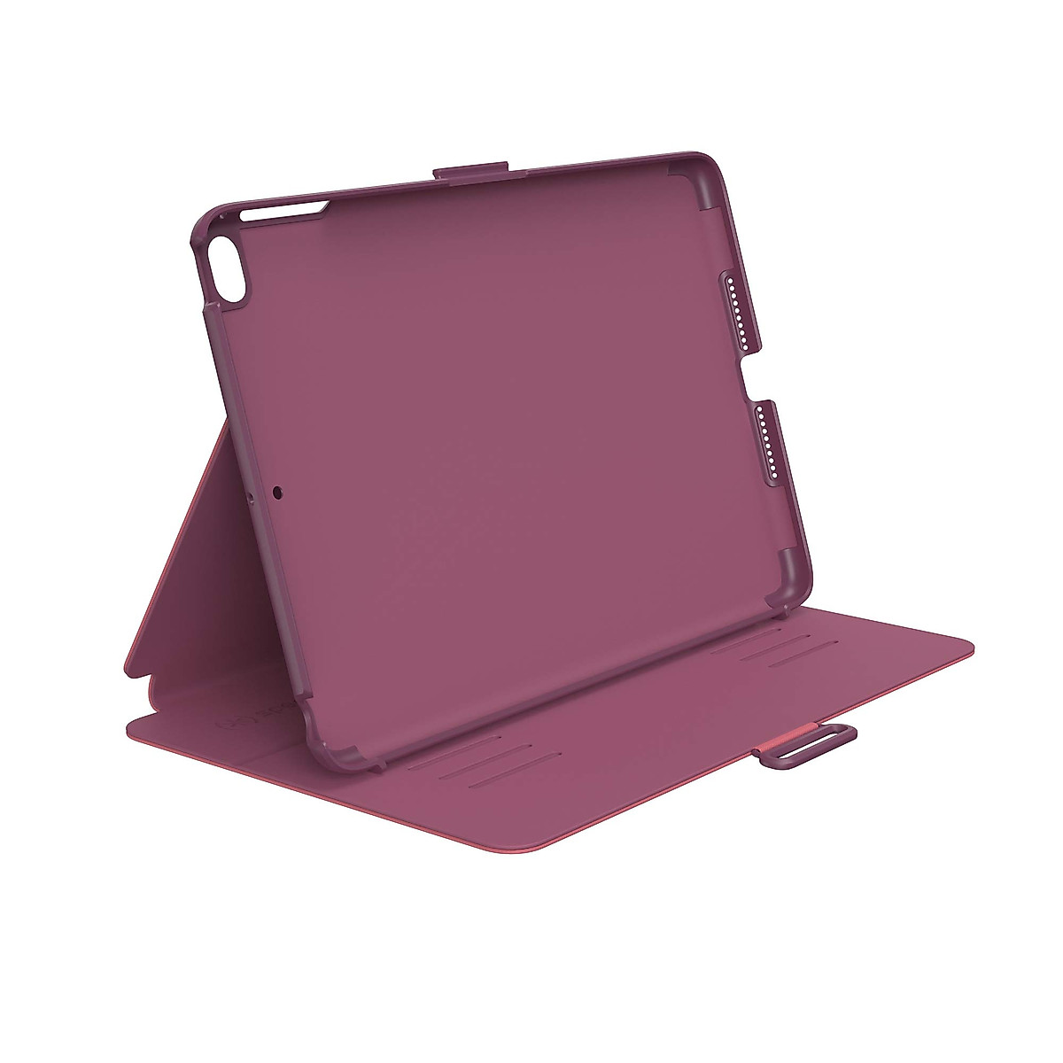 Speck Products Balance Folio iPad Mini 2021/iPad Mini 4/iPad Mini 5 Case and Stand, Royal Pink/Lush Burgundy