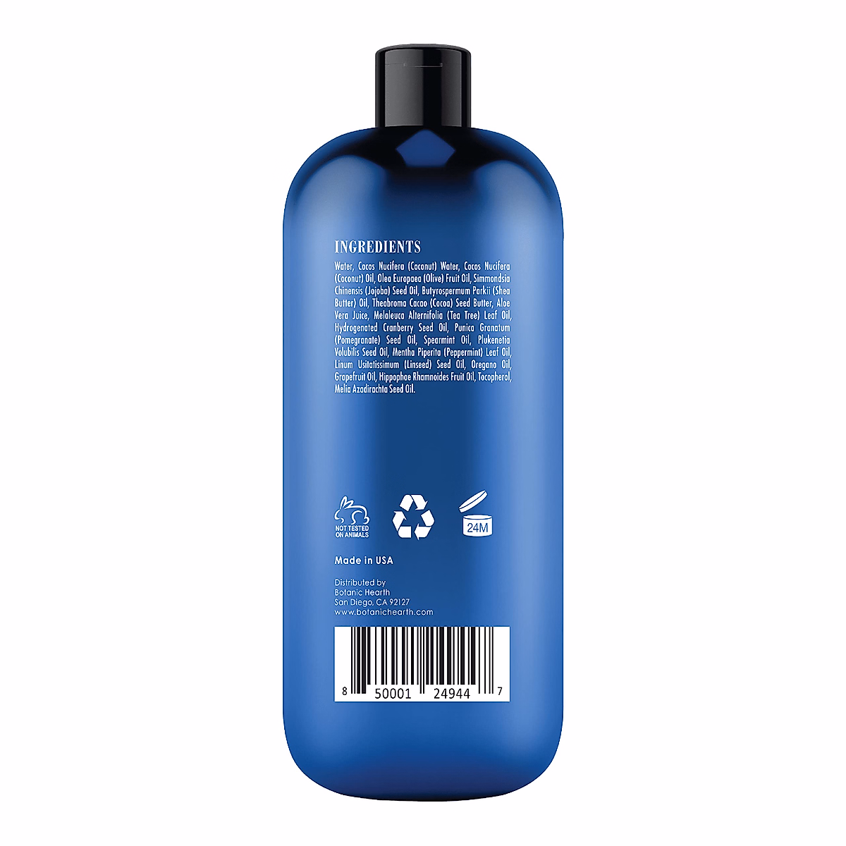 Botanic Hearth Tea Tree Oil Body Wash with Mint, 16 fl oz - Moisturizing, Soothing, Helps Control Fungal Infections, Deep Moisturization, Promotes Healthy Skin, Ethically Sourced