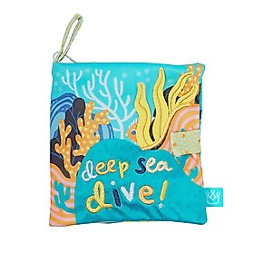 Manhattan Toy Deep Sea Dive Machine Washable Bath Time Activity Book for Infants and Toddlers
