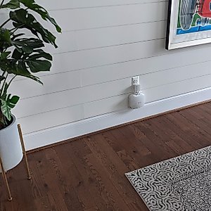 The eero Pro Genie for eero Pro 6/6E Wall Mount Outlet Holder Stand (1-Pack) | Low Profile | Open Access | Multiple Install Options | Reinforced Support | Horizontal Outlets | Does Not Include Router