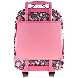 Stephen Joseph Kids' Luggage, Charcoal Flower