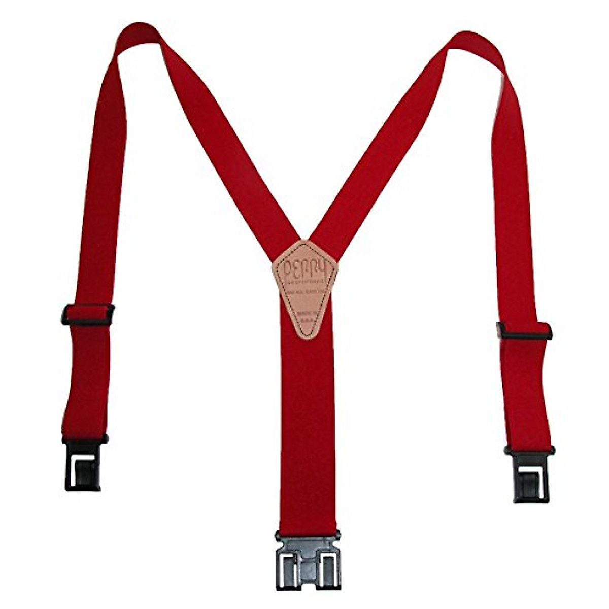 1 1/2 In. Original Perry Suspenders, Regular, Red