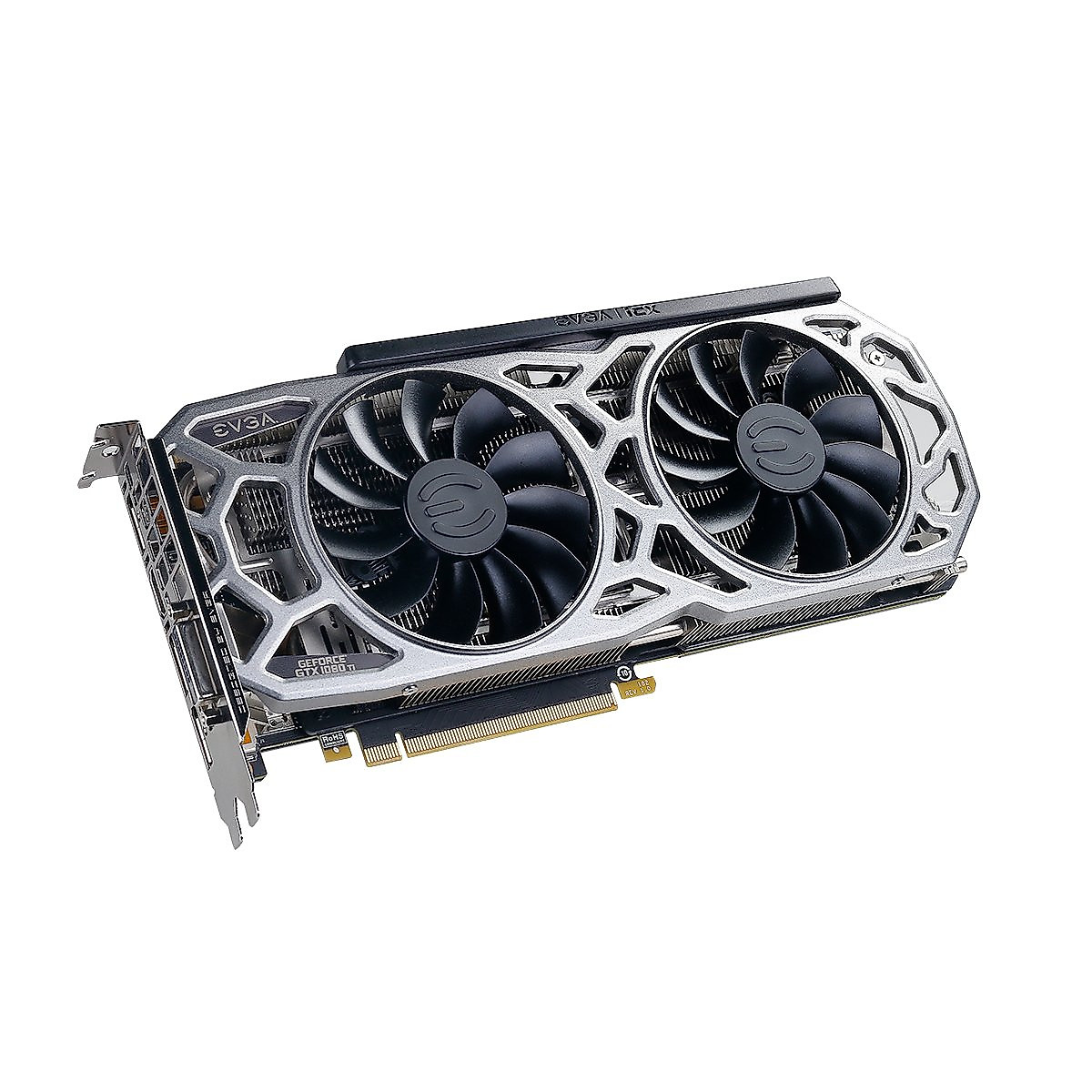 EVGA GeForce GTX 1080 Ti SC2 Gaming, 11GB GDDR5X, iCX Technology - 9 Thermal Sensors & RGB LED G/P/M, Asynch Fan, Optimized Airflow Design Graphics Card 11G-P4-6593-KR