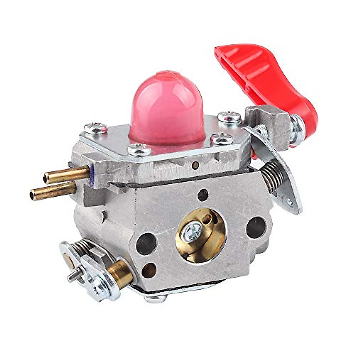 Leopop C1U-W43 545081857 Carburetor for Poulan BVM200FE VS-2 Leaf Blower Zama C1U-W43A Carb Craftsman 25CC 358794763 Blower with Fuel Filter Spark Plug