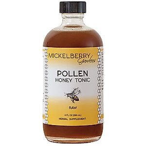 Pollen Honey Tonic - Herbal Supplement - Natural Respiratory Support (8 ounces)