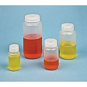 United Scientific™ 33409, Laboratory Grade 500mL HDPE Wide Mouth Reagent Bottle, Designed for Laboratories, Classrooms, or Storage at Home, 500ml (16oz) Capacity, Pack of 12