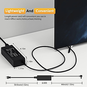 19V Power Cord for Westinghouse TV 24" 32" 40" 42" 46"; Westinghouse TV LD-3260, LD-3255VX, LD-3235, LD-3237, LD-3257, LD-4255VX, LD-4258, LD-4655VX, UW32S3PW, EW32S5UW, UW40TC1W Power Supply