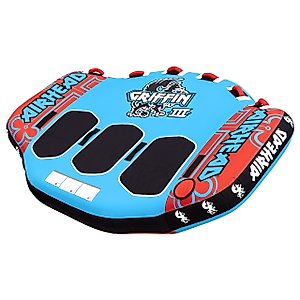Airhead Griffin 3, 1-3 Rider Towable Tube for Boating,blue