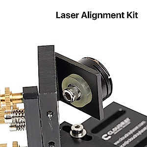LWCHJ Laser Path Calibrating Device Light Regulator Alignment Kit for CO2 Laser Cutting Machine to Adjust Collimate Laser (Size : Black)