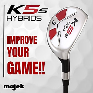 Majek Golf Senior Lady #3 Hybrid Lady Flex Right Handed New Utility L Flex Club