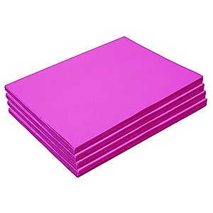 Construction Paper,Hot Pink,9 inches x 12 inches,200 Sheets,Heavyweight Construction Paper,Crafts,Art,Kids Art,Painting, Coloring,Drawing,Creating,Paper,Art Project,All Purpose