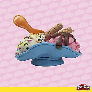 Play-Doh Bulk Ice Cream Theme 13-Pack of Non-Toxic Modeling Compound with Color Burst Plus 6 Tools (Amazon Exclusive)