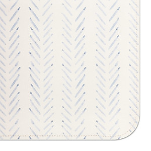 Lila Mae Baby Changing Mat - Wipeable, Portable Changing Pad, Travel Changing Mat for Baby or Small Toddler, Easy to Fold or Roll Up - Faux Leather (Herringbone)