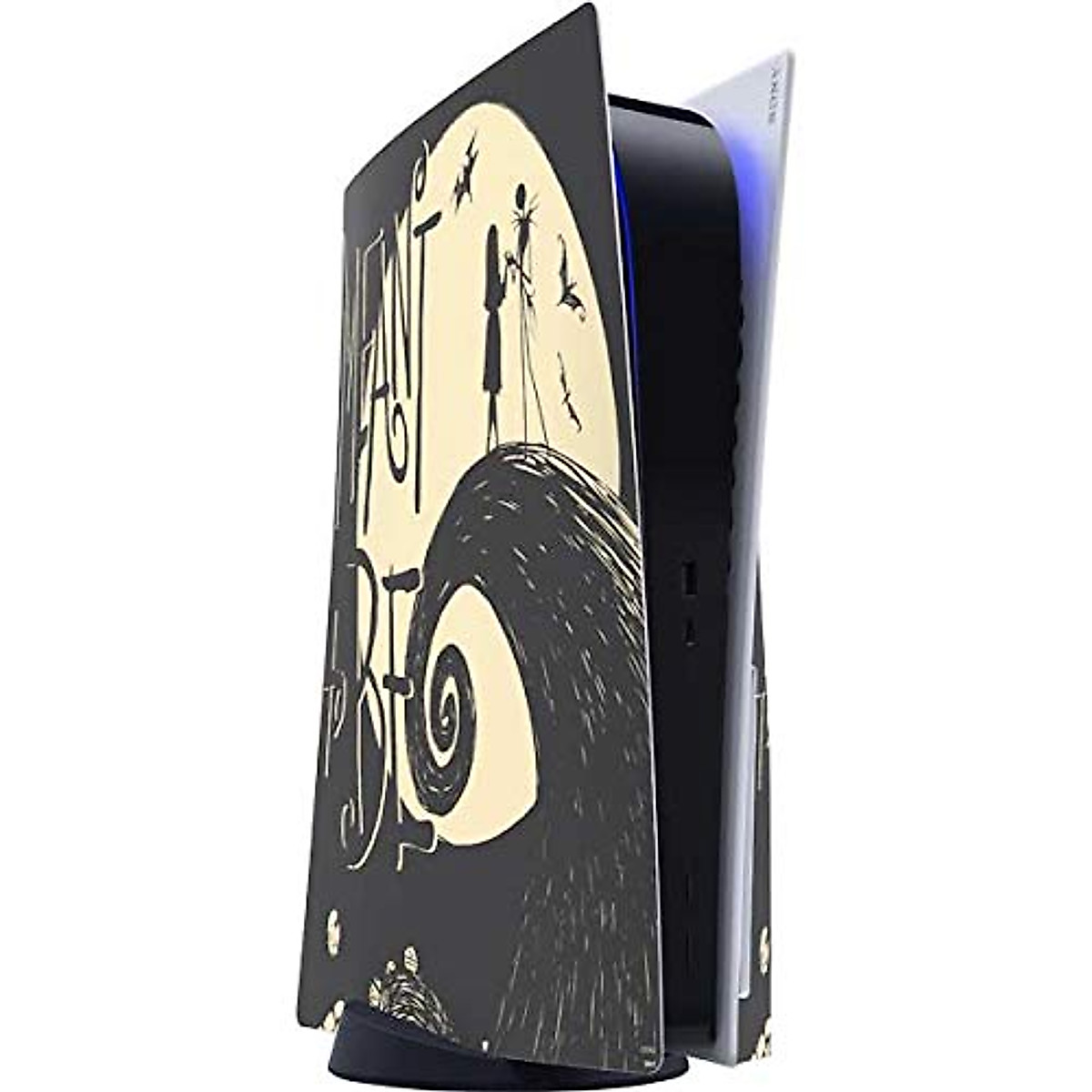 Skinit Decal Gaming Skin Compatible with PS5 Console - Officially Licensed Disney The Nightmare Before Christmas Jack and Sally Meant to Be Design