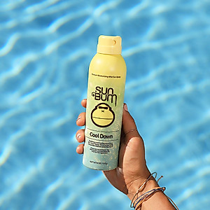 Sun Bum Cool Down Aloe Vera Spray | Vegan After Sun Care with Cocoa Butter to Soothe and Hydrate Sunburn Pain Relief | 6 oz