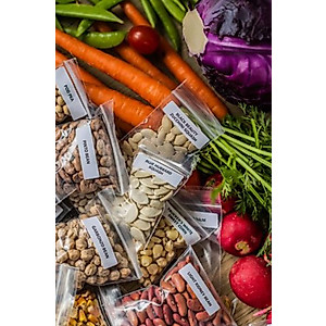 ARK Seed Kits Heirloom, Organic Seed KIT | ARK Backyard Seed KIT | 100 Organic, Non-GMO, Heirloom Seeds | 30 Varieties - 10,000+ Heirloom Seeds | Plant Organic Vegetables, & Herbs