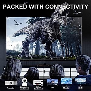 AIOEXPC Mini Computer Stick with Windows 11 Pro Intel Celeron J4125 8GB DDR4 256GB SSD PC Stick Support UHD 4K 60Hz WiFi 2.4G/5G Gigabit Ethernet BT 4.2