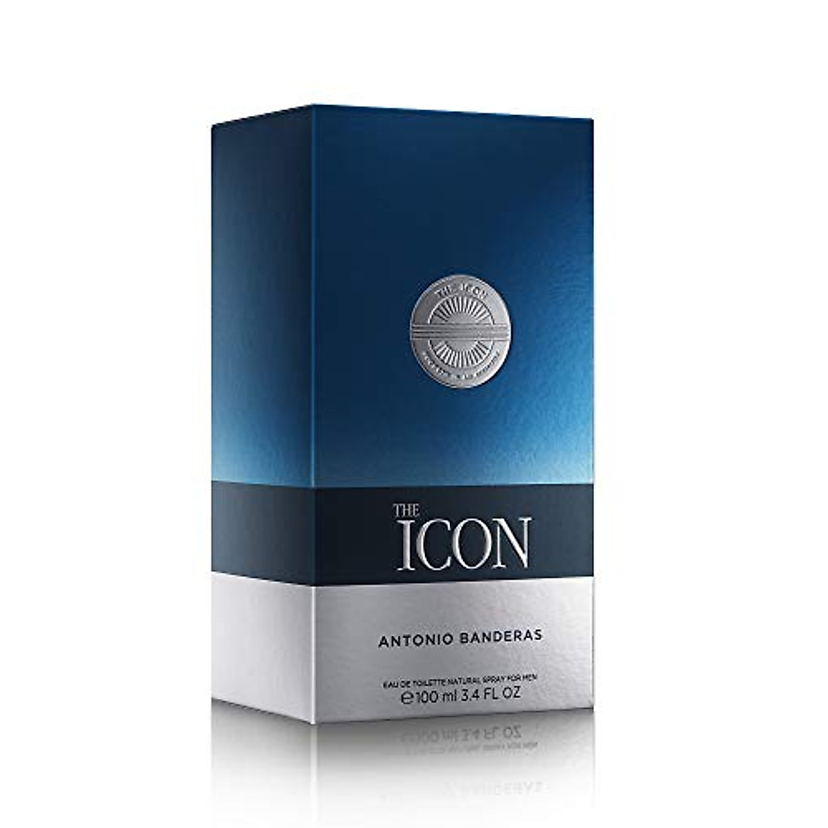 Banderas The Icon Eau De Toilette For Men - Long Lasting - Virile, Elegant, Trendy And Sexy Scent - Wood, Amber, And Sandalwood Notes - Ideal For Special Events - 3.4 Fl Oz