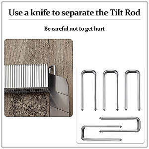 40 Pieces Plantation Shutter Repair Kit Replacement Louvers Staples Window Blind Tilt Rod Operable Plantation Silver Missing Metal Indoor Louver Staples Tools Repair