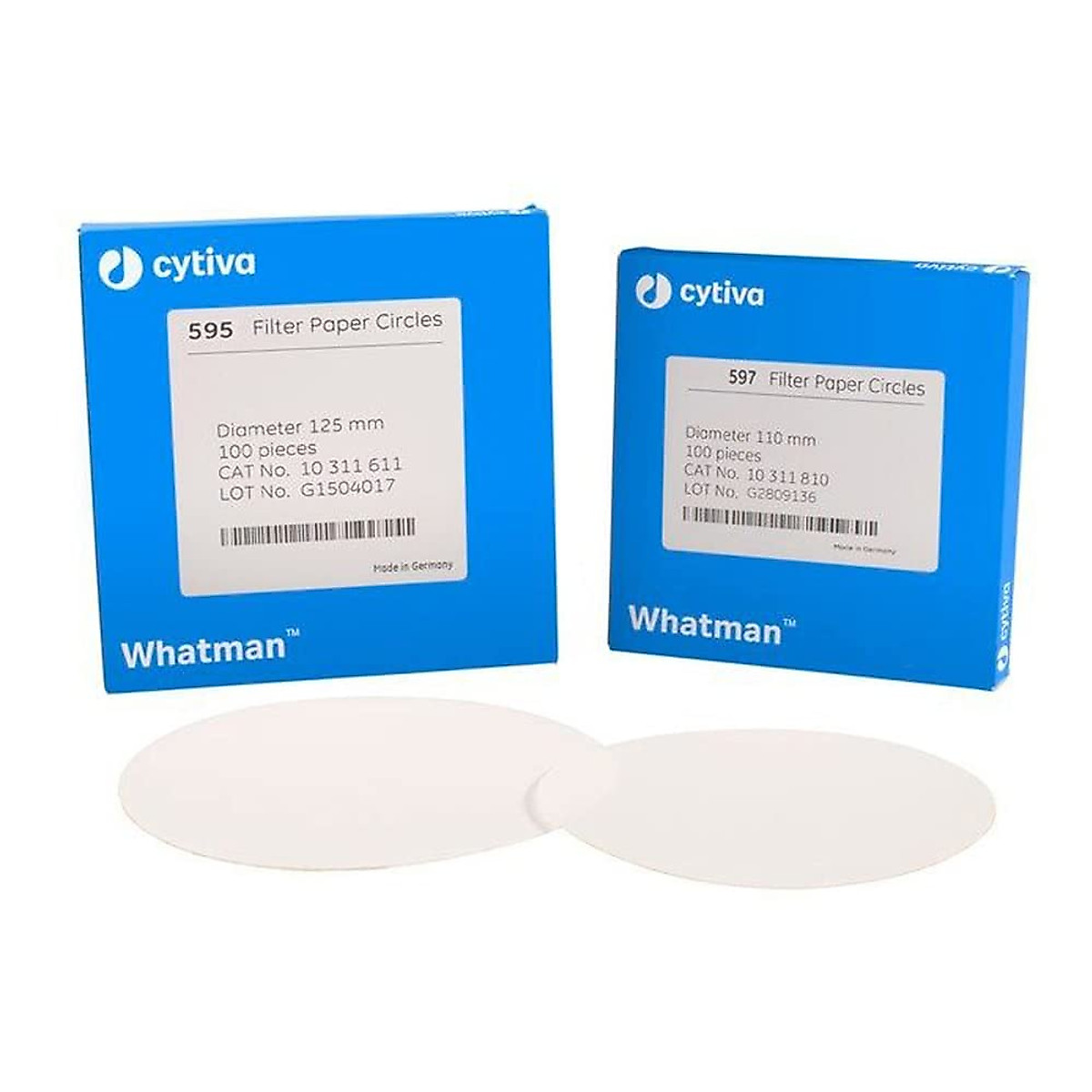 Whatman 10311862 Quantitative Filter Paper Circles, 4-7 Micron, Grade 597, 12.7mm Diameter (Pack of 1000)