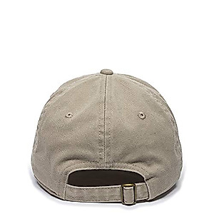 Outdoor Cap Standard Mountain dad hat-unstructured soft cotton cap, Khaki, One Size