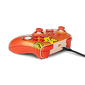 PowerA Enhanced Wired Controller for Nintendo Switch - Mario Vintage, Gamepad, Wired Video Game Controller, Gaming Controller - Nintendo Switch