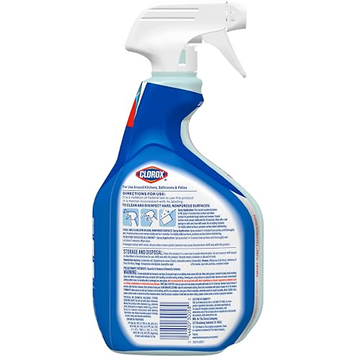 CLOROX Clean-Up Multi-Surface Cleaner with Bleach, Rain Clean, Spray, 32 Fl Oz (Package May Vary)