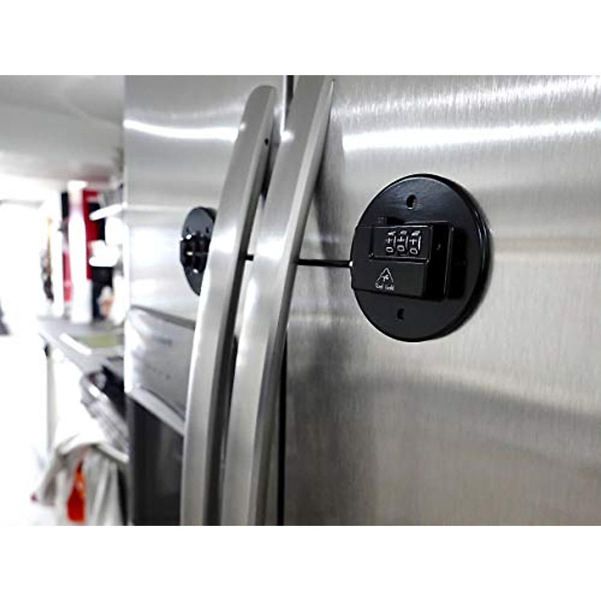 Fridge Lock, Refrigerator Lock, mini fridge lock, File Cabinet Lock, Drawer Lock, Lock for Cabinet, Child Safety lock Refrigerator Door Lock combination, fridge door lock with combination by ToolsGold