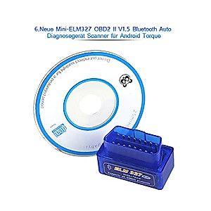 JOYING ELM 327 V2.1 Bluetooth Vehicle Diagnostic Tool OBD2 OBD-II ELM327 Car Interface Scanner Works On Android