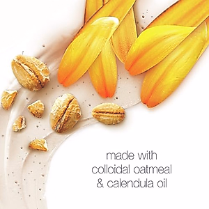 Dove Exfoliating Body Polish Scrub for Silky Skin Oatmeal & Calendula Oil Body Scrub Exfoliates & Gives Lasting Nourishment 10.5 oz