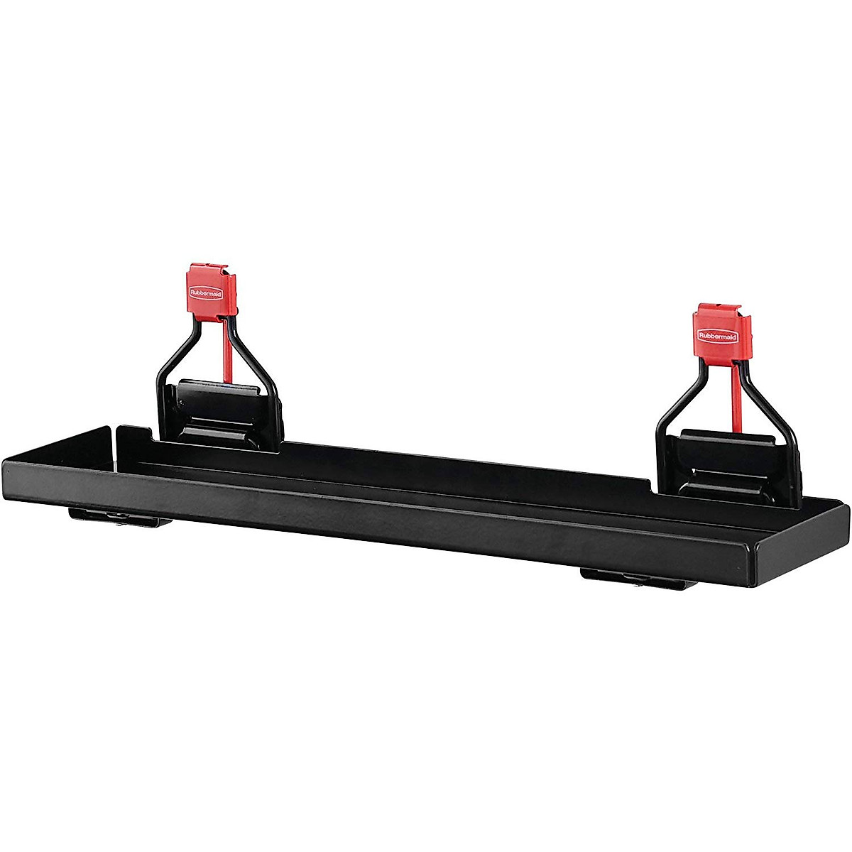 Rubbermaid Metal Shed Shelf (4 Pack) & Large Mounted Power Tool Holder (6 Pack)