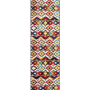 nuLOOM Lizmar Retro Runner Rug, 2' 5" x 8', Multi