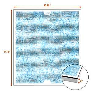 Abestorm HEPA/Activated Carbon Filter Replacement Set for Filterair HEPA 550 (3 Pack)